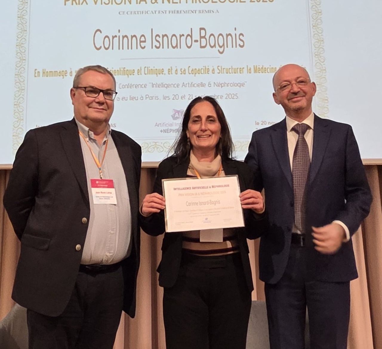 Prix Vision IA & Néphrologie 2025 – Corinne Isnard-Bagnis ...